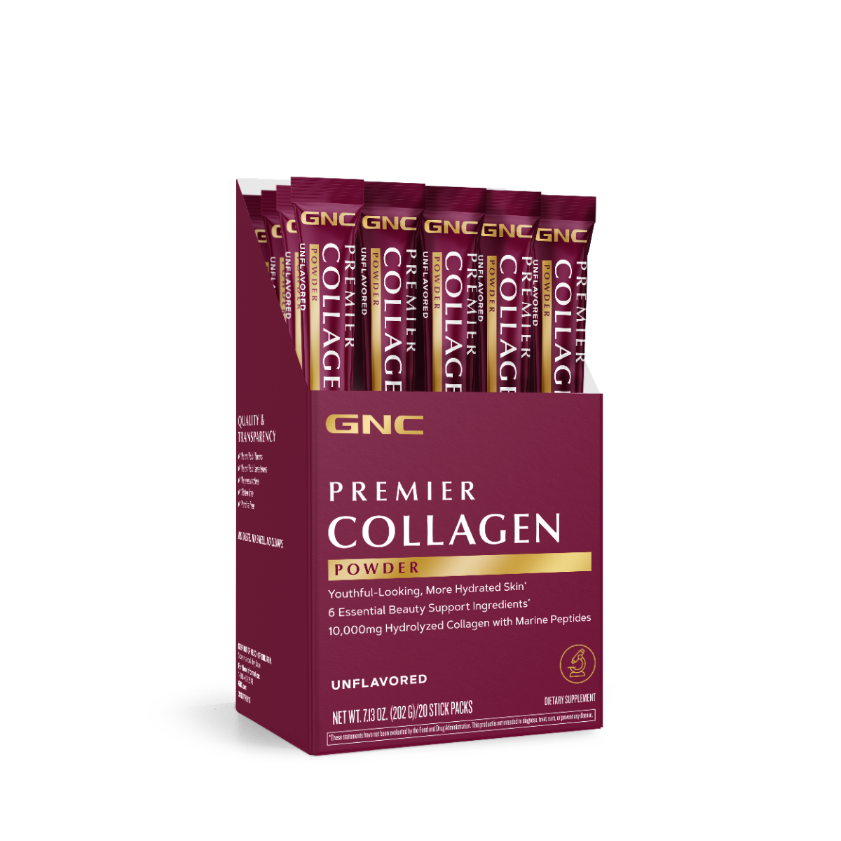GNC Premier Collagen Powder, Formula Premium de Peptide de Colagen ...
