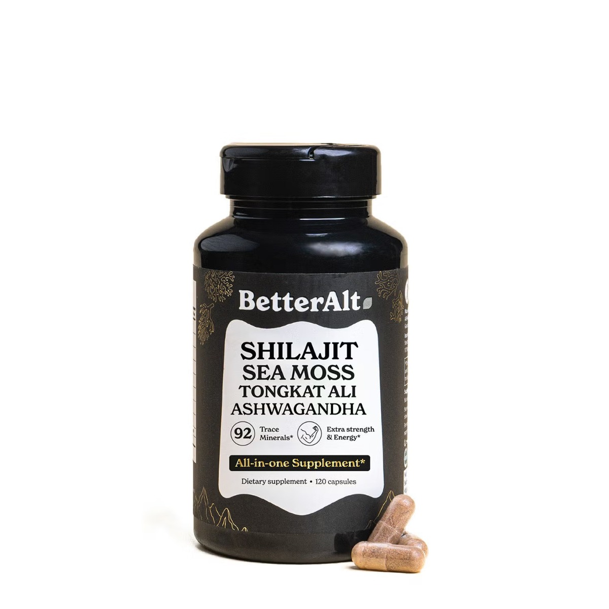BETTER ALT® Shilajit Sea Moss, Shilajit Formula with Sea Moss ...