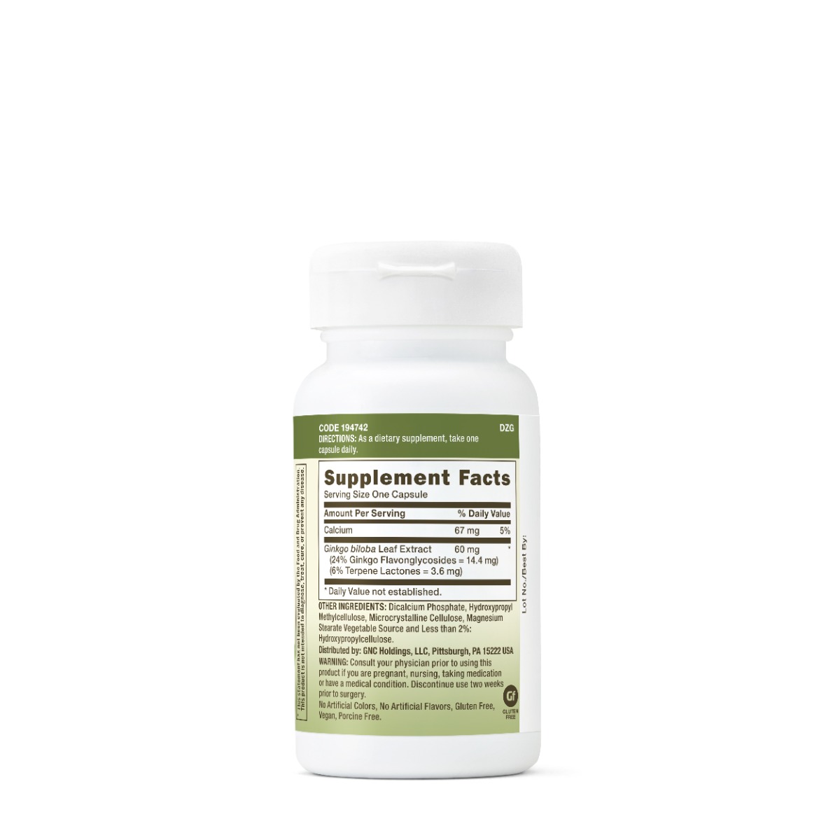 GNC Herbal Plus® Ginkgo Biloba 60 mg, 30 cps - GNC Romania - GNC Live ...