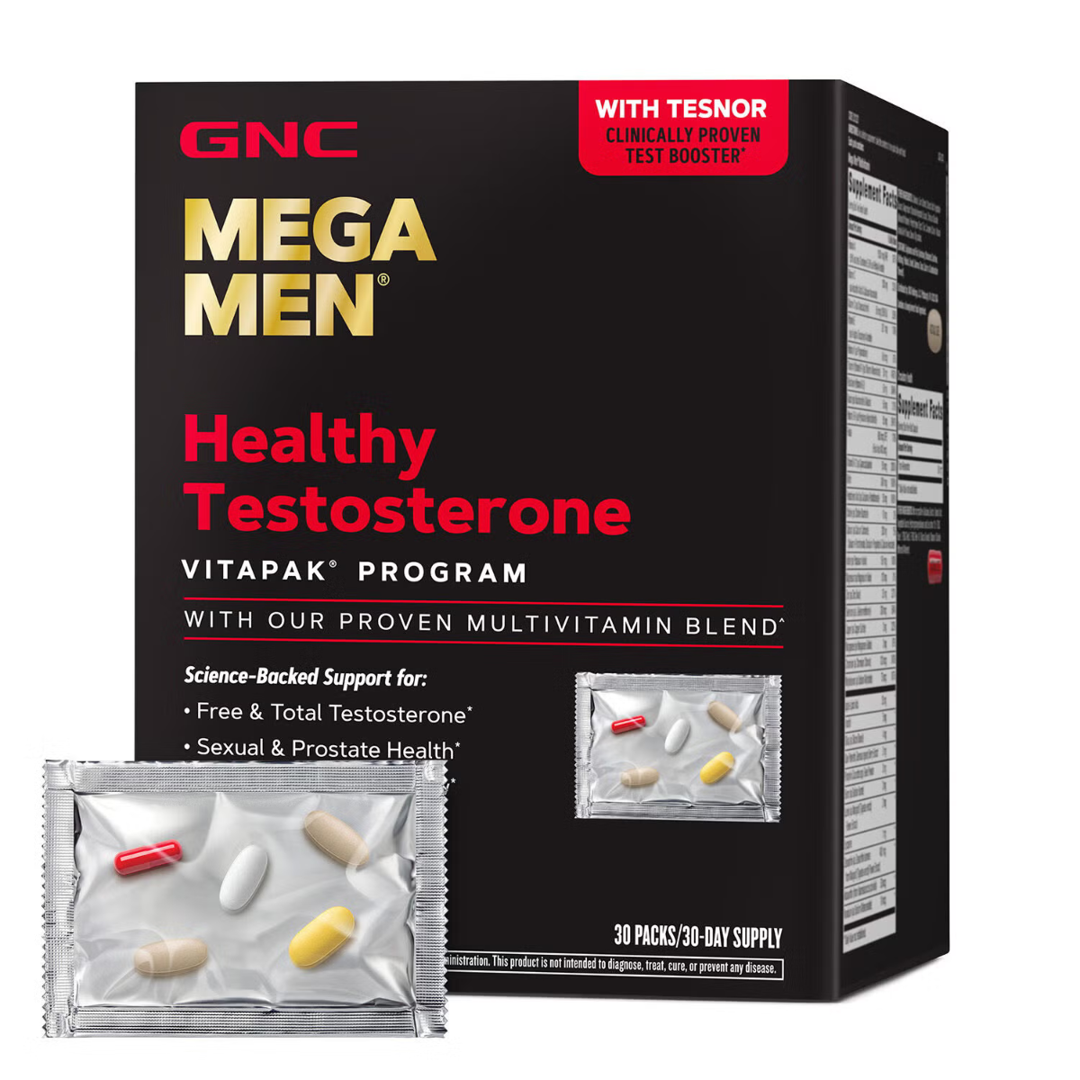 GNC Mega Men® Healthy Testosterone Vitapak® Program, Complex de ...