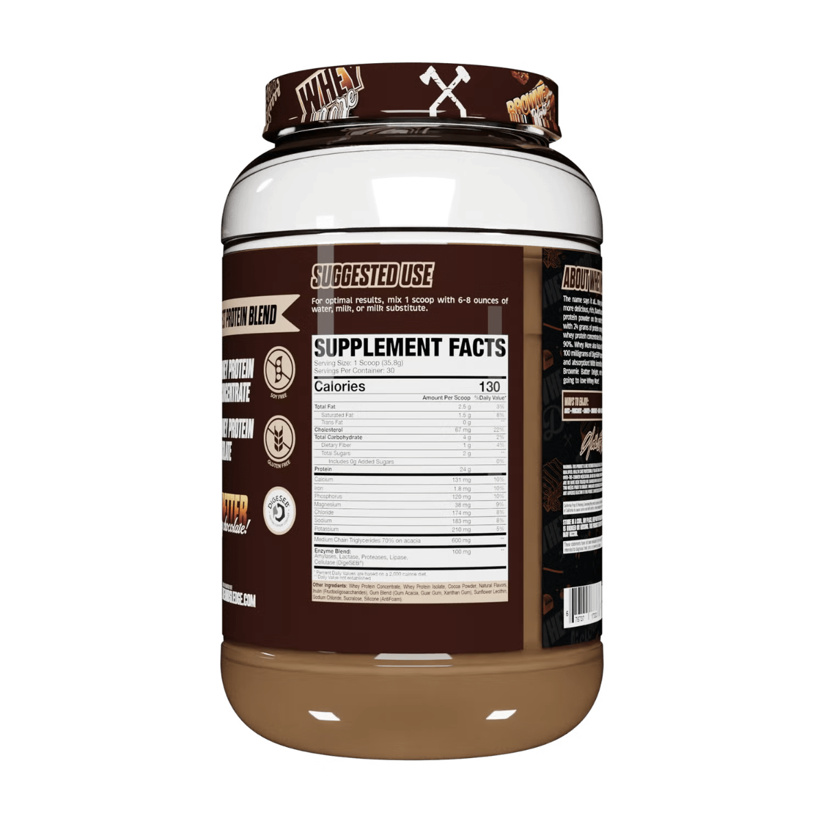 Axe & Sledge Supplements™ - Whey More - Brownie Batter, 1074 g - GNC ...