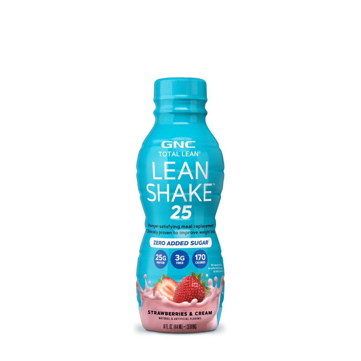 GNC Total Lean® Lean Shake™ 25 cu Aroma de Capsuni si Frisca, 414 ml ...