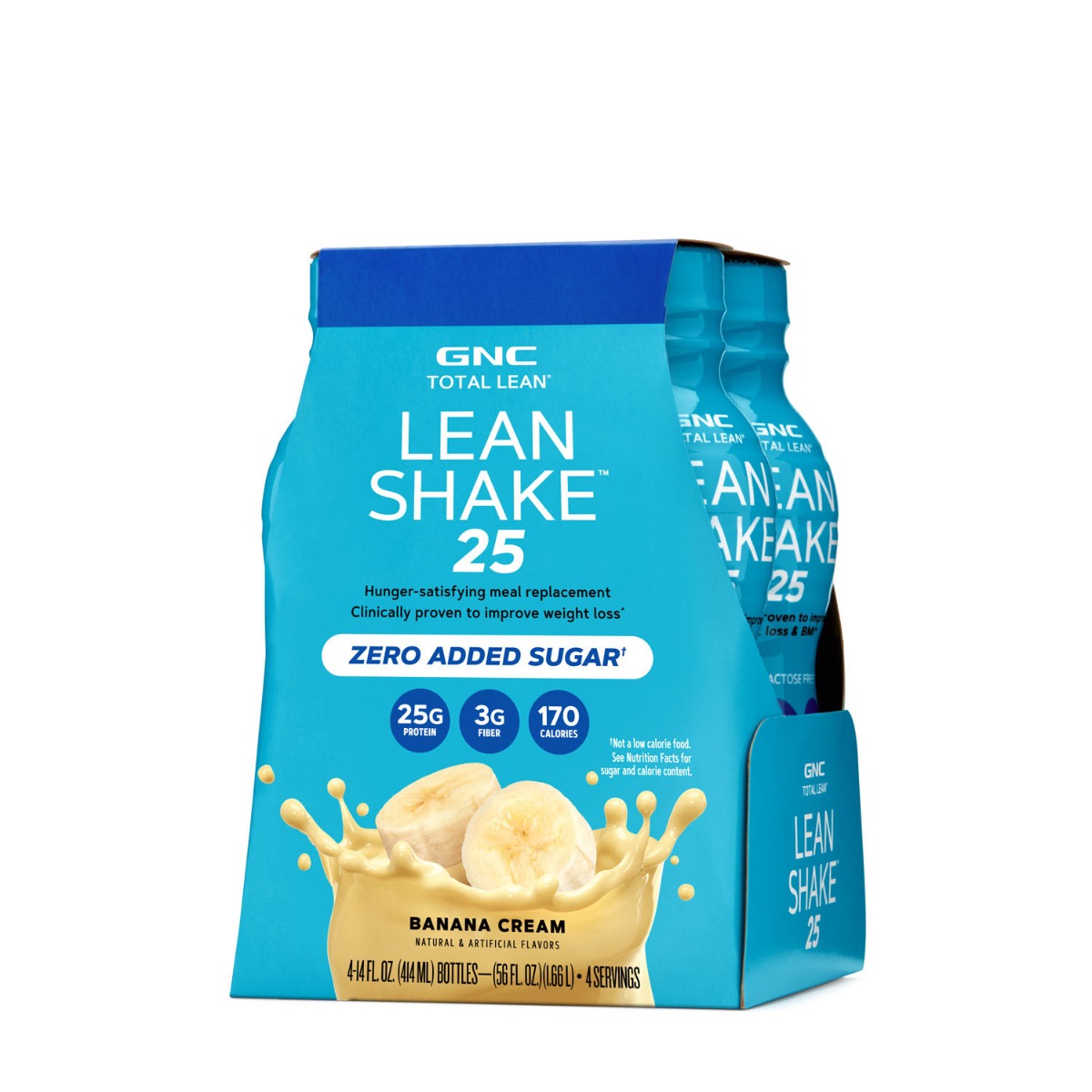 GNC Total Lean® Lean Shake™ 25 cu Aroma de Banane, 414 ml - GNC Romania ...