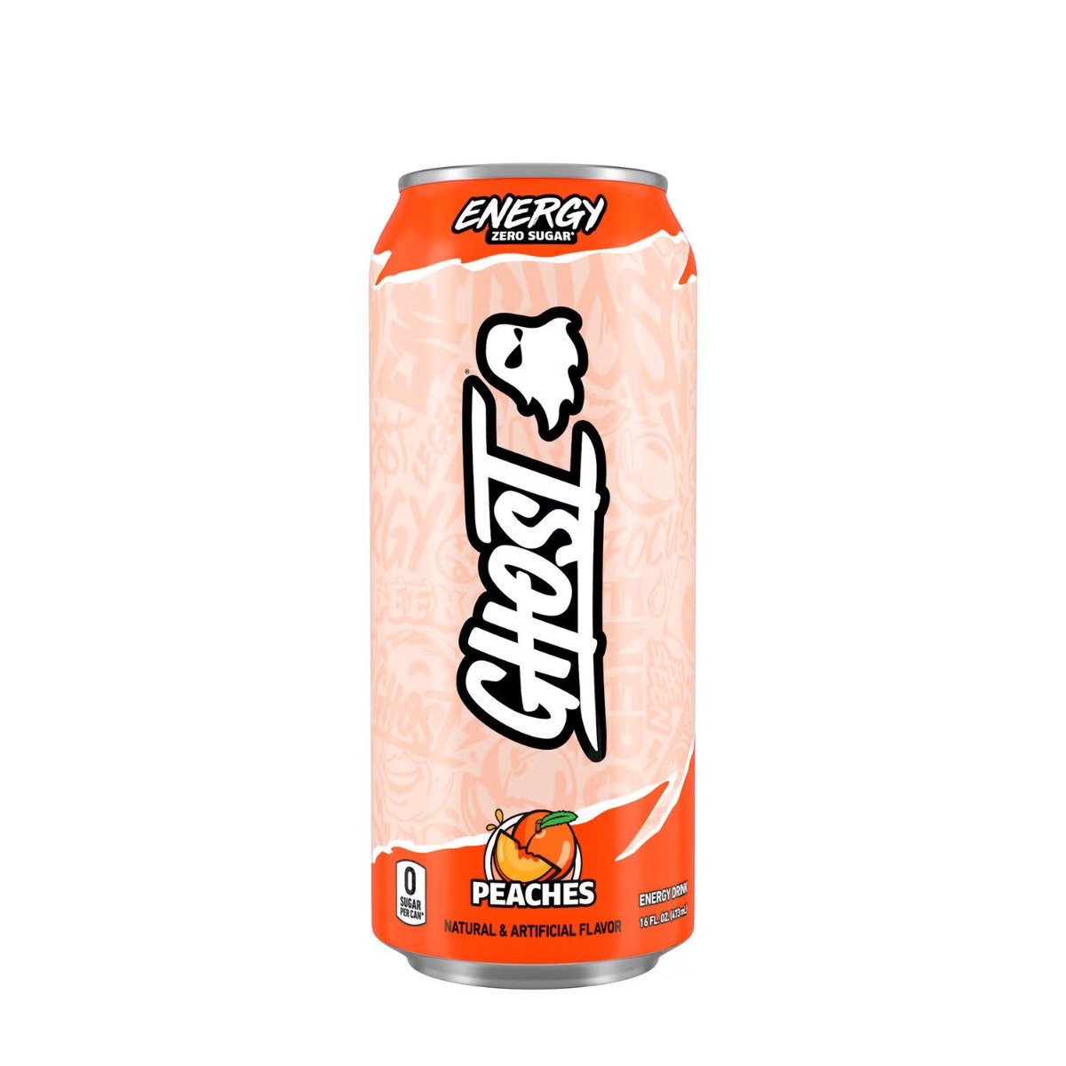 GHOST® Energy Drink with peaches flavor, Bautura energizanta cu aroma ...