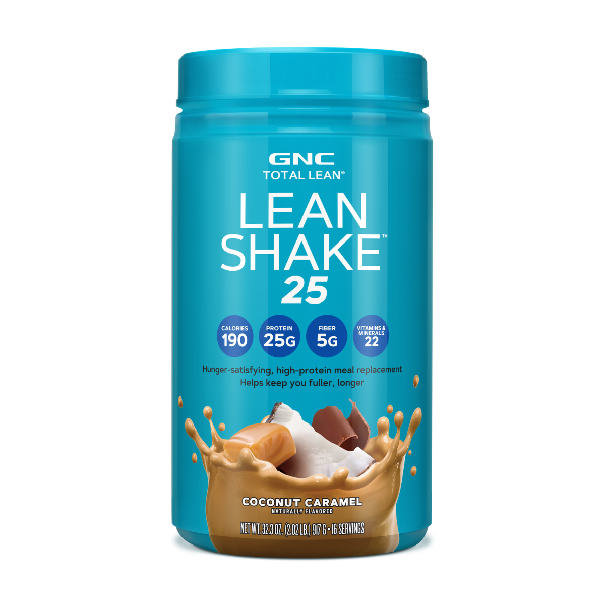 GNC Total Lean® Lean Shake™ 25, Shake Proteic cu Aroma de Cocos si ...