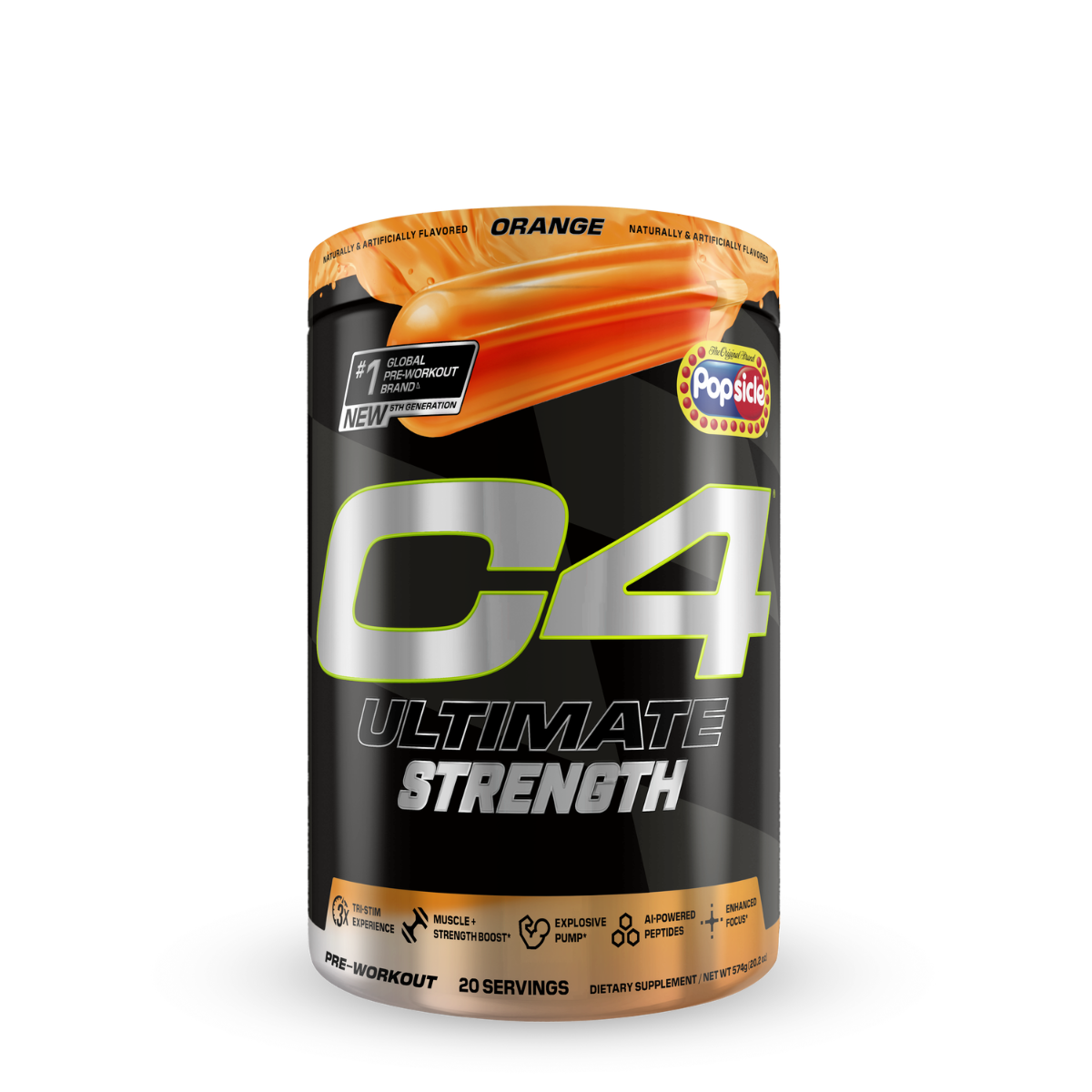 Cellucor C4 Ultimate Strength Pre- Workout Orange Popsicle , Pre ...