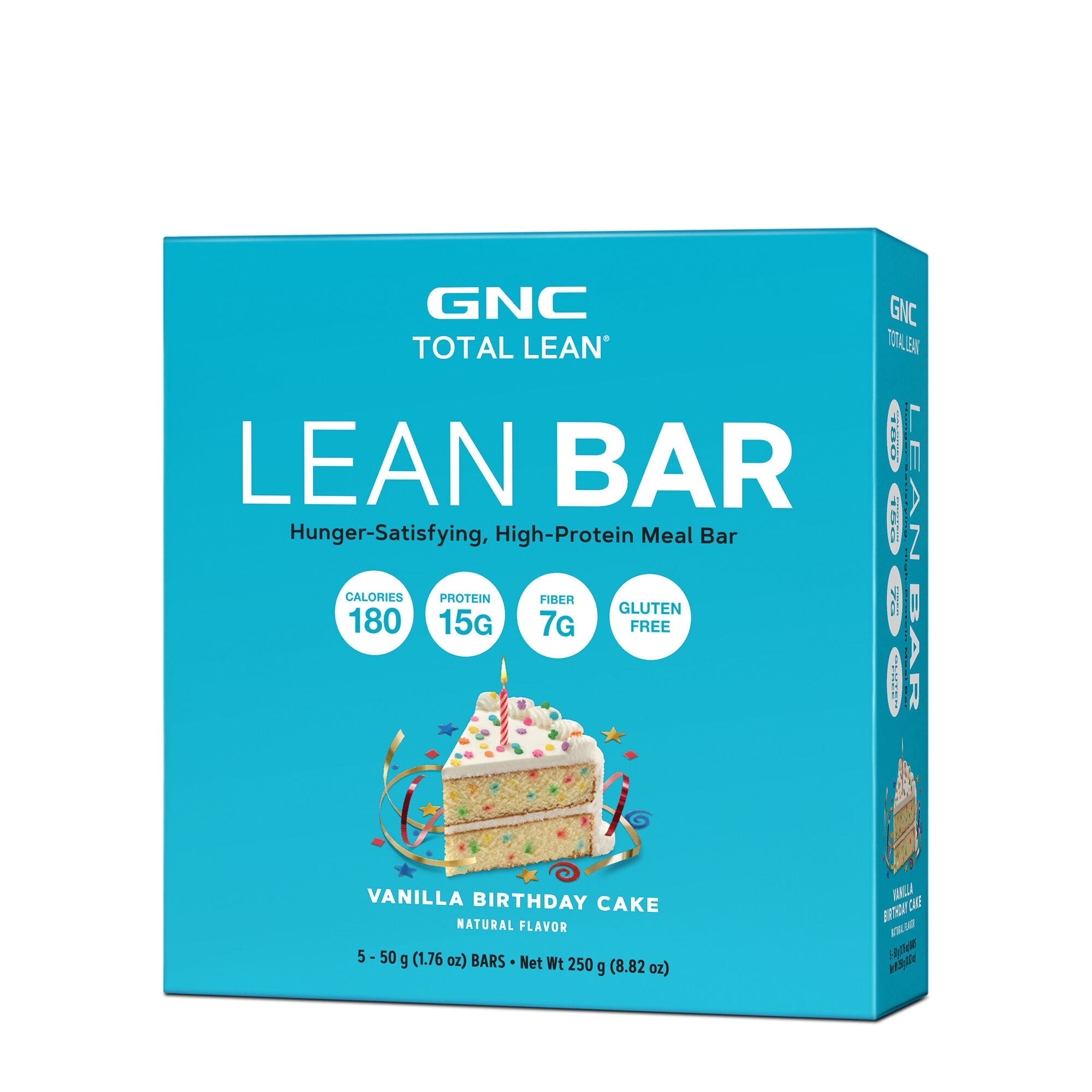 GNC Total Lean® Lean Bar, Protein Bar with Birthday Cake Flavour, 50g - GNC Romania - GNC Live ...