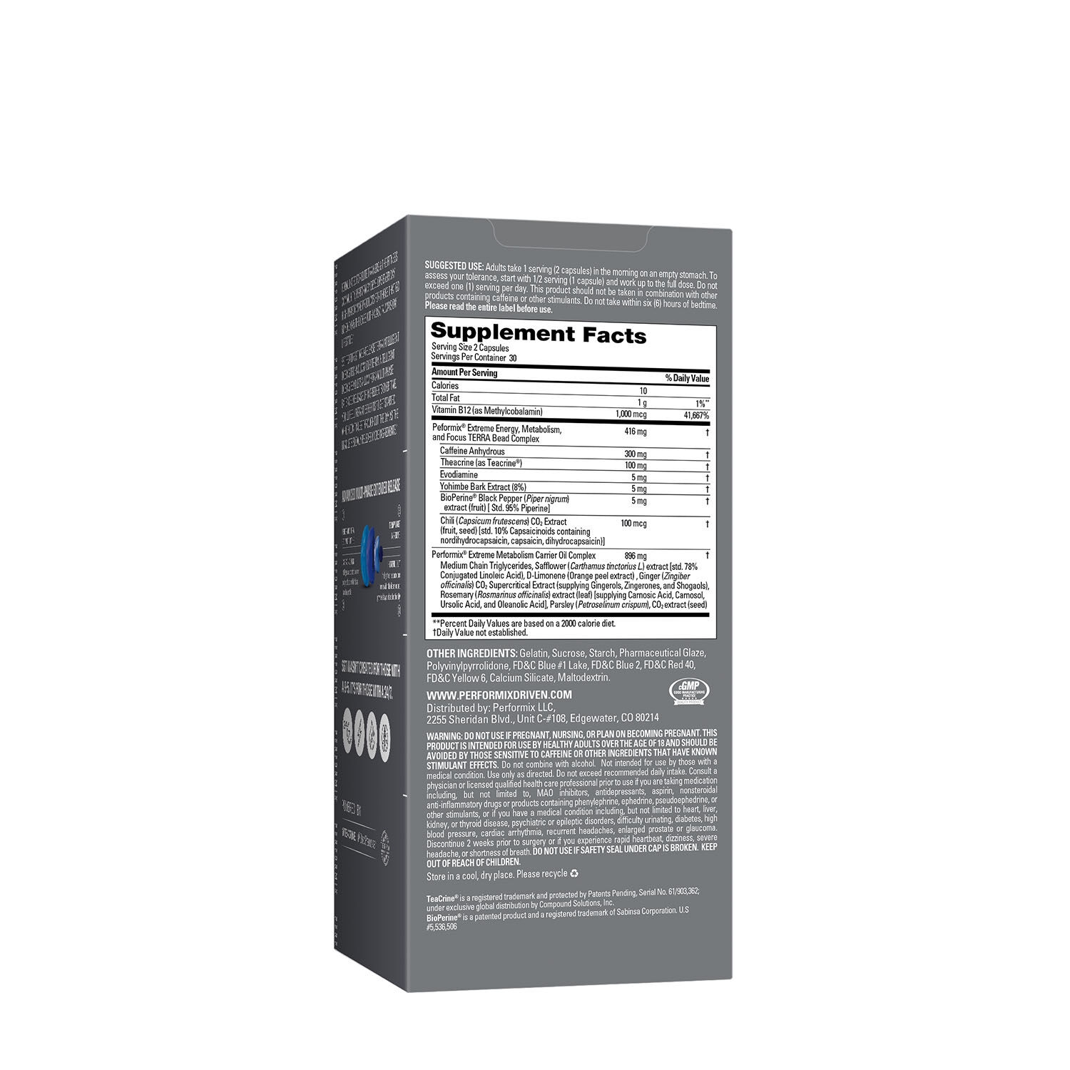 PERFORMIX® SST V2X, Termogenic, 60 cps - GNC Romania - GNC Live Well RO