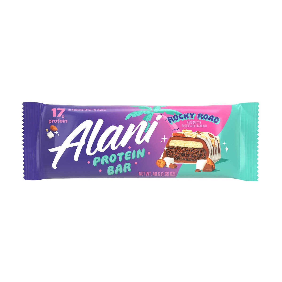 Alani Nu Fit Snacks Baton Proteic cu Aroma de Rocky Road, 48 g - GNC ...