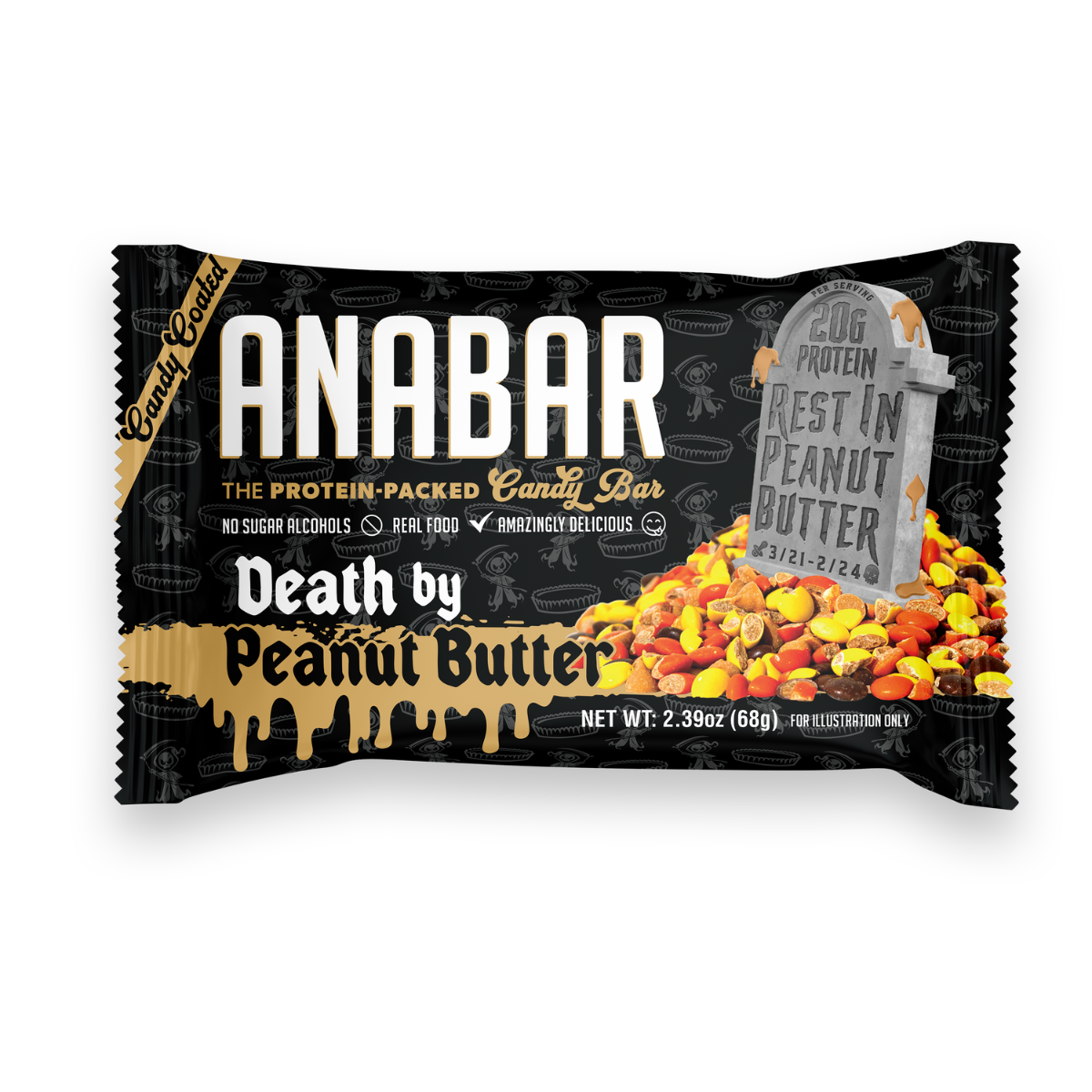 Anabar® Protein Candy Bar - Peanut Butter Flavor , 68 g - GNC Live Well EN