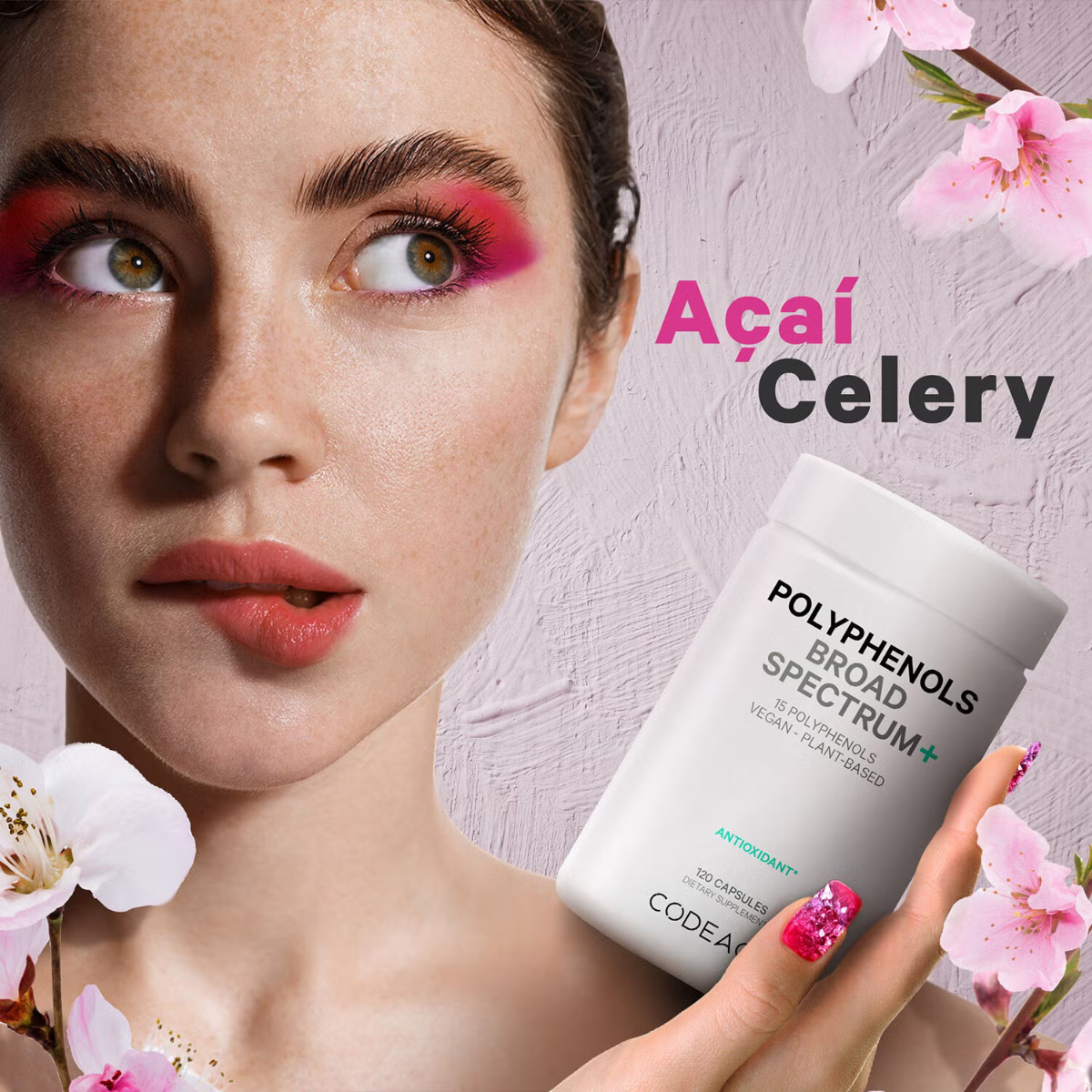 CodeAge Polyphenols Broad Spectrum, formula pentru protectie celulara ...