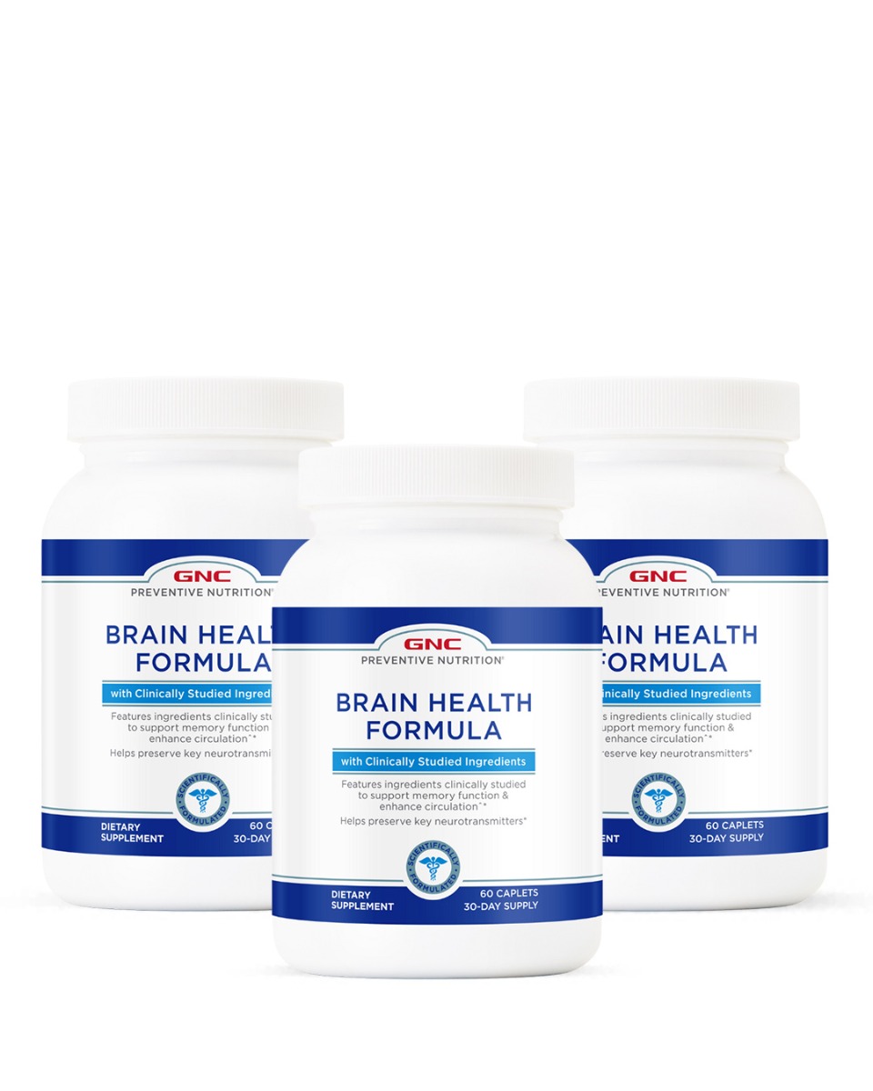 Trio Pack GNC Brain Health, Formula Pentru Sanatatea Creierului si ...