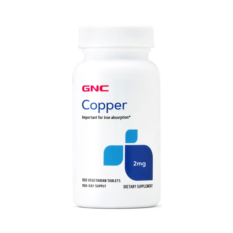 GNC Copper 2 mg, Cupru, 100 tb - GNC Romania - GNC Live Well RO
