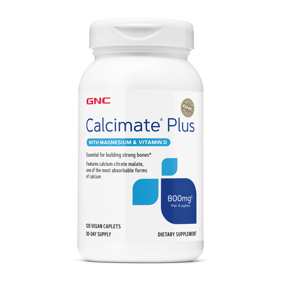 GNC Calcimate Plus® Calcium 800 mg with Magnesium and Vitamin D-3, 120 tb - GNC Romania - GNC ...