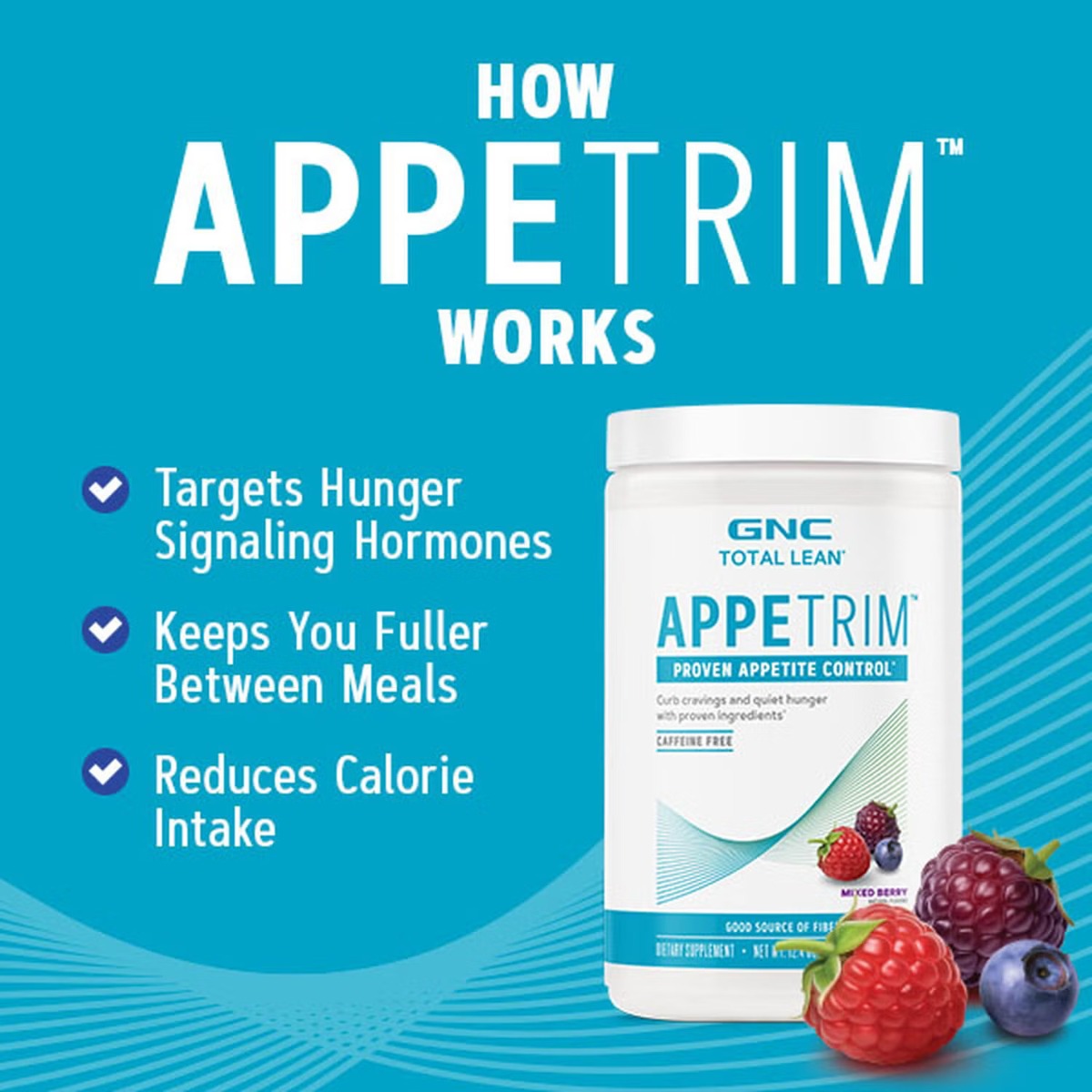 GNC Total Lean® AppeTrim™ Proven Appetite Control, Formula Avansata ...
