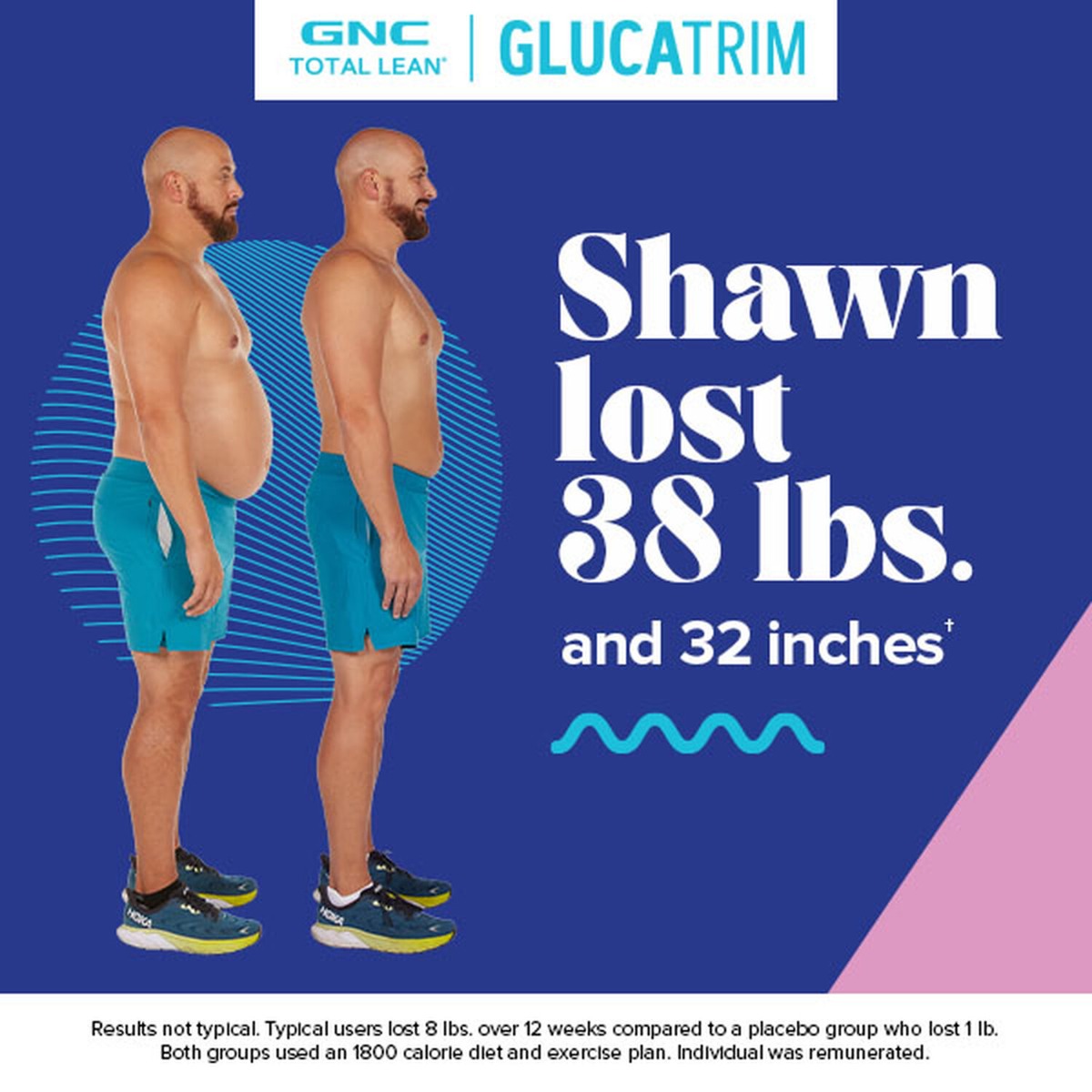 GNC Total Lean® GlucaTrim™ Proven Weight Loss + Blood Glucose Support ...
